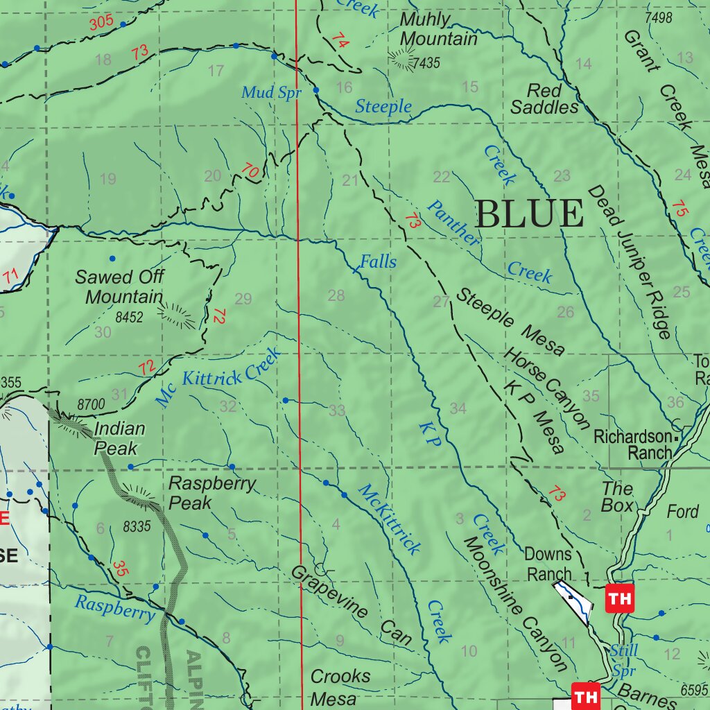Apache National Forest Visitor Map by US Forest Service R3 | Avenza Maps