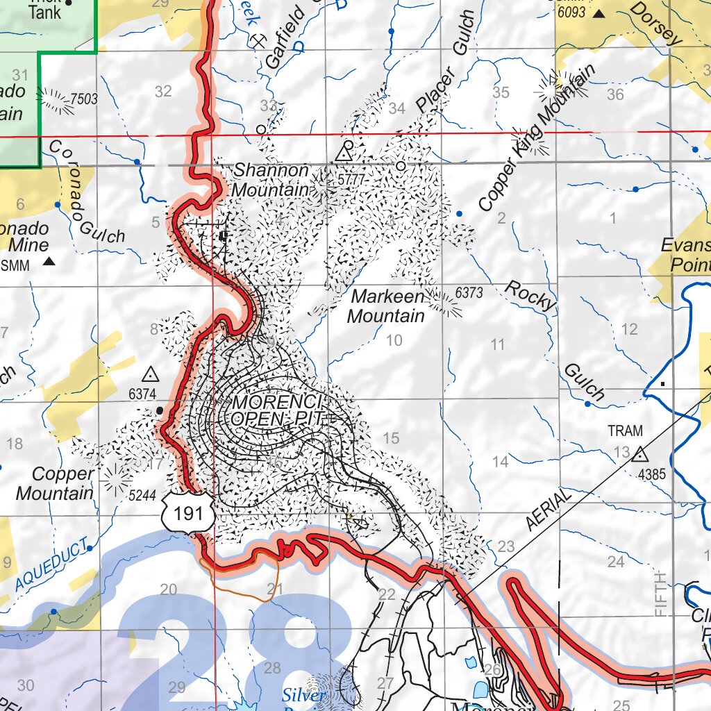 Apache National Forest Visitor Map by US Forest Service R3 | Avenza Maps