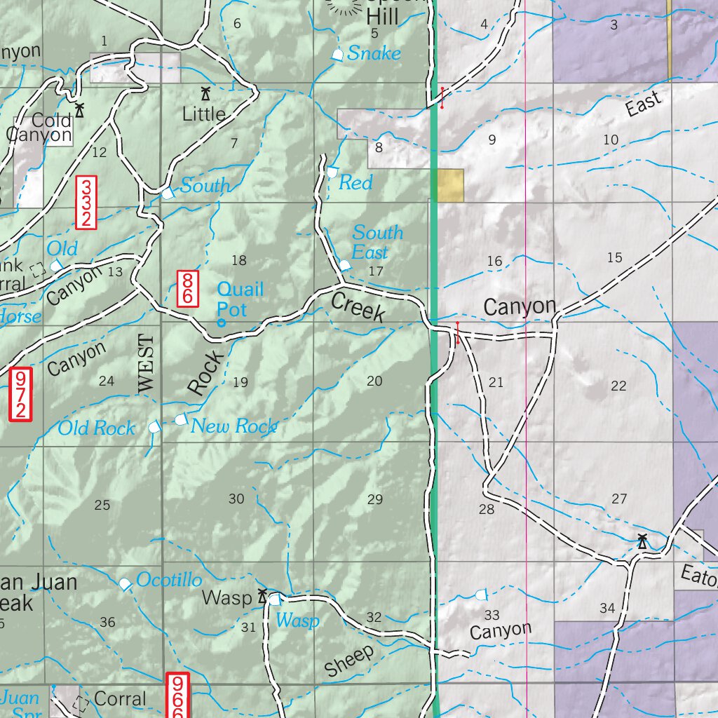 Cibola National Forest, Magdalena Ranger District (South Half) Map by ...