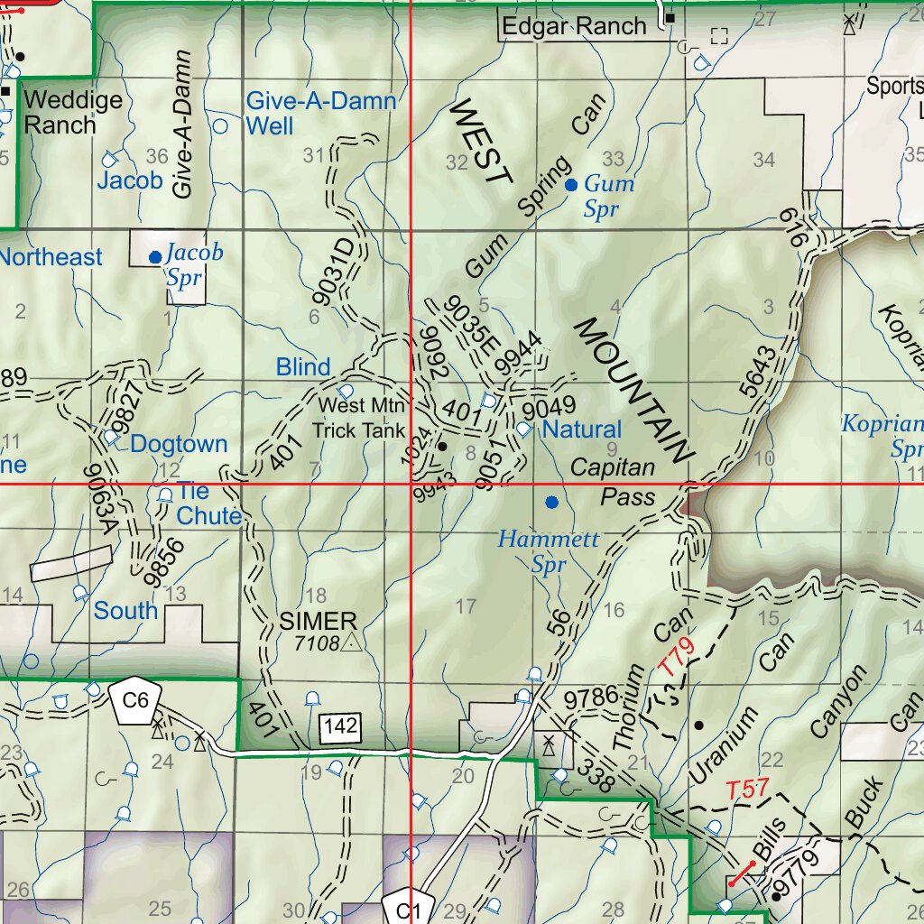 Lincoln National Forest Visitor Map, Smokey Bear Ranger District by US ...