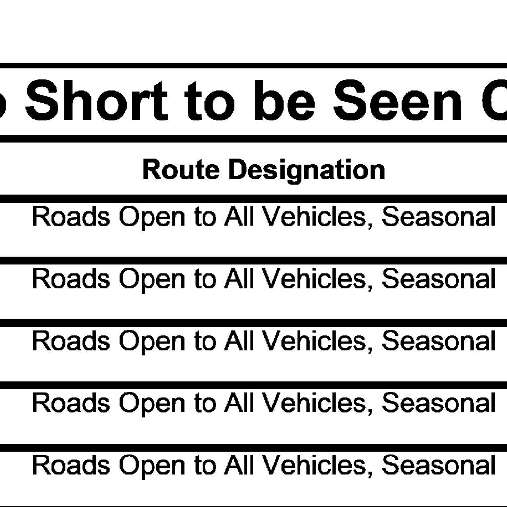 Motor Vehicle Use Map, Carson National Forest, Camino Real Ranger ...