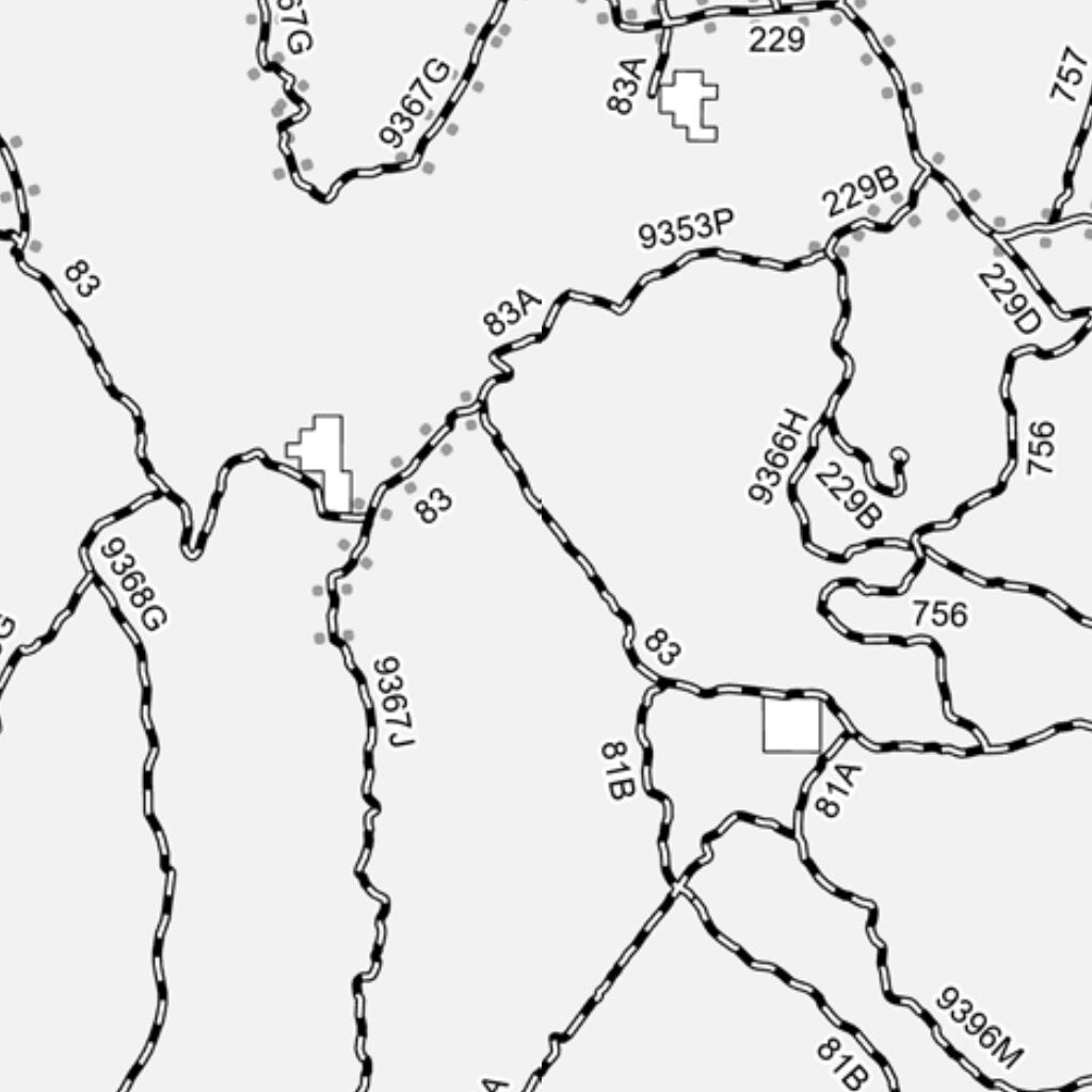 Motor Vehicle Use Map, Coconino National Forest (South) by US Forest ...