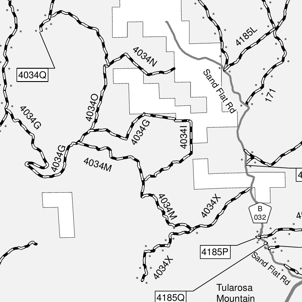 Motor Vehicle Use Map, Gila West Side - Quemado & Reserve Ranger ...