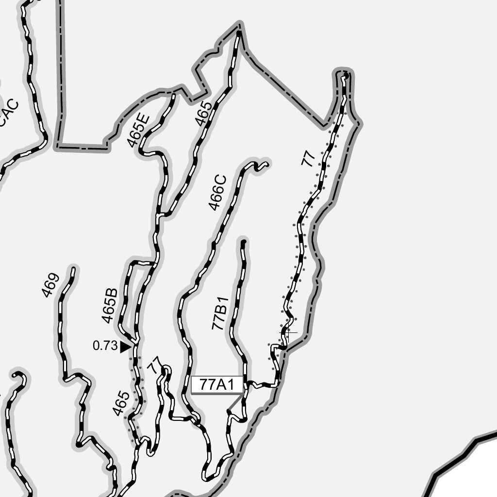 Motor Vehicle Use Map, Santa Fe National Forest, West Side (North Half ...