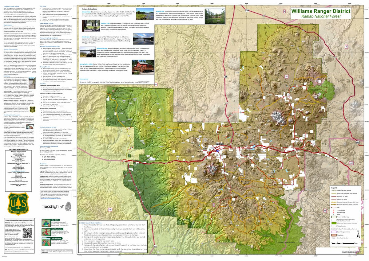 Williams Ranger District (Kaibab National Forest) Motorized Travel Aid ...