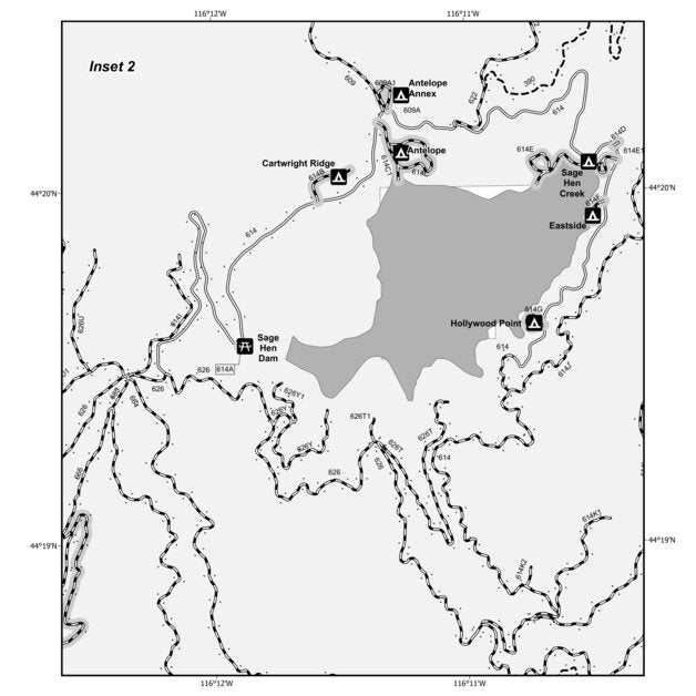 Boise National Forest Emmett RD West Side Motor Vehicle Use Map INSET 2 ...