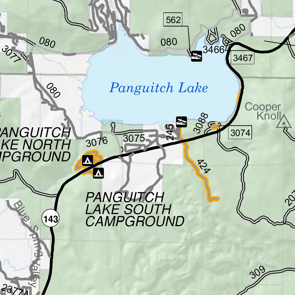 Dixie National Forest Cedar City Ranger District Travel Map 2019 by US ...