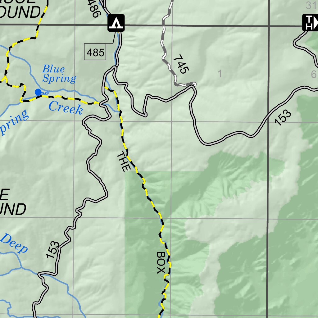 Dixie National Forest Escalante Ranger District Travel Map 2019 by US ...