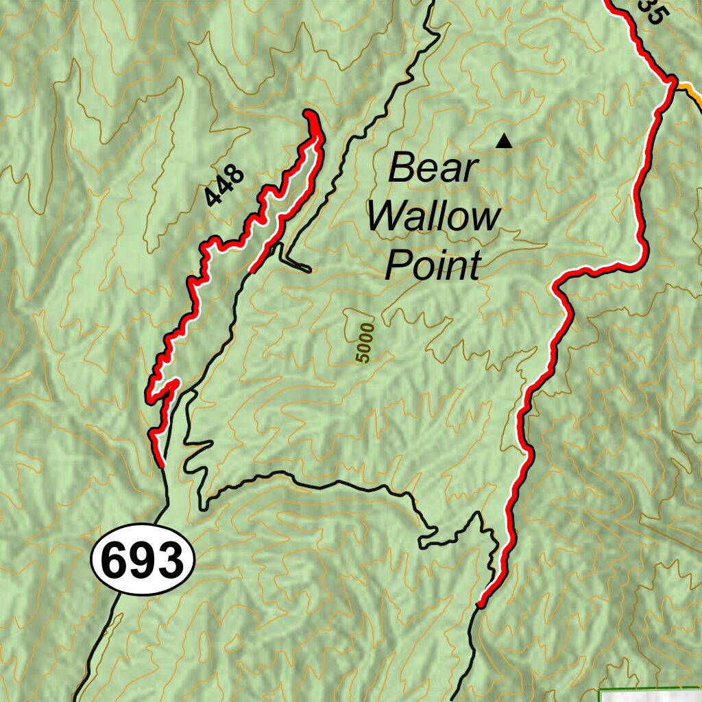 Boise National Forest Emmett Ranger District Trail Map 2025 by US ...