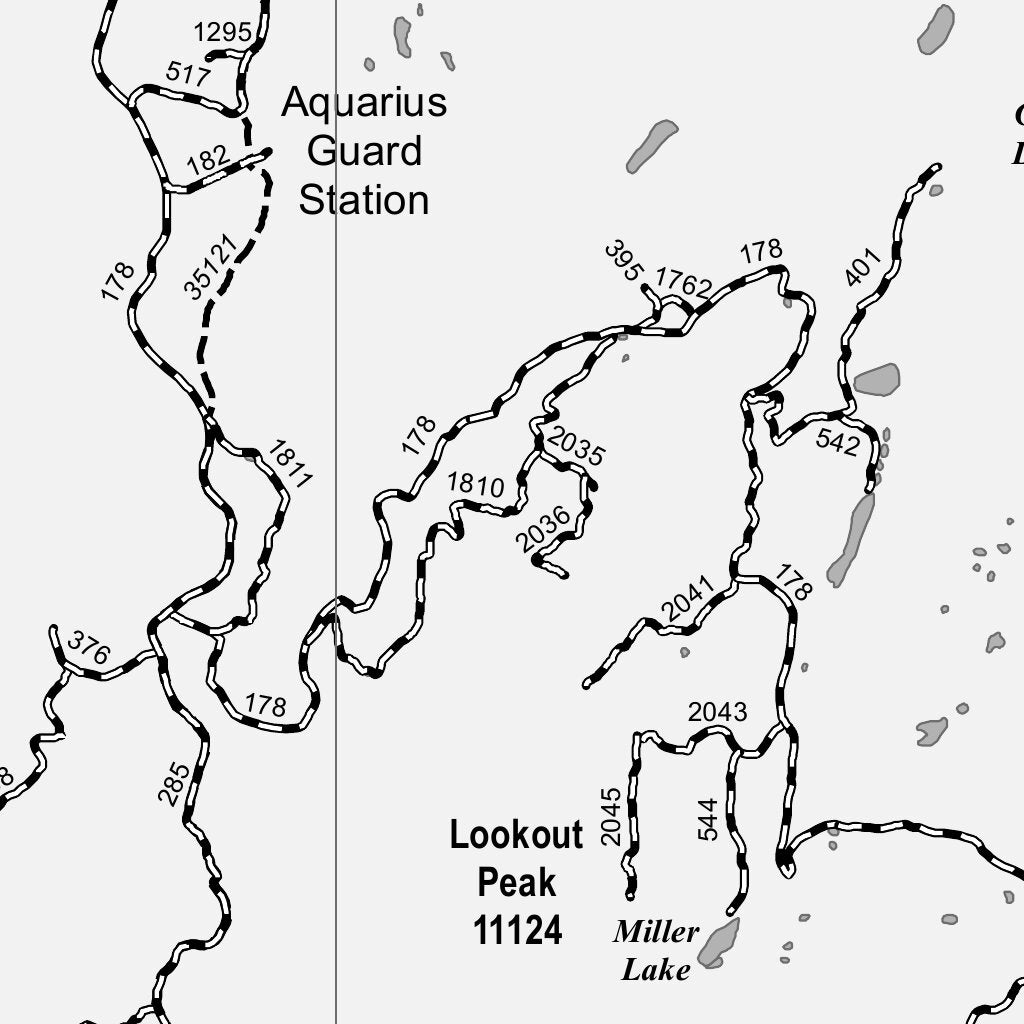 Fishlake National Forest Fremont River District Teasdale Section Motor ...