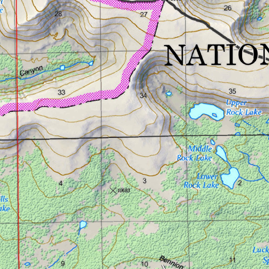 High Uintas Wilderness East Half Ashley NF 2019 Map by US Forest ...