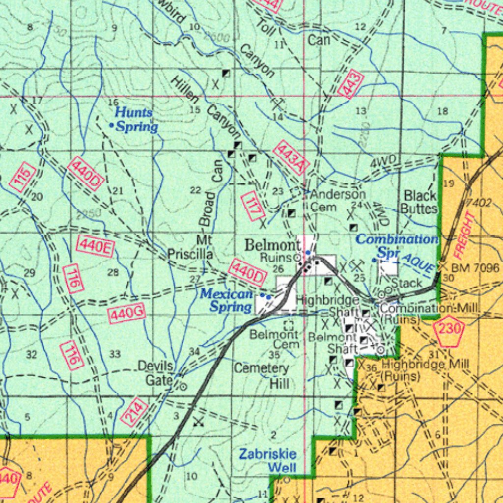 Humboldt-Toiyabe National Forest Tonopah Ranger District East Half 2006 ...