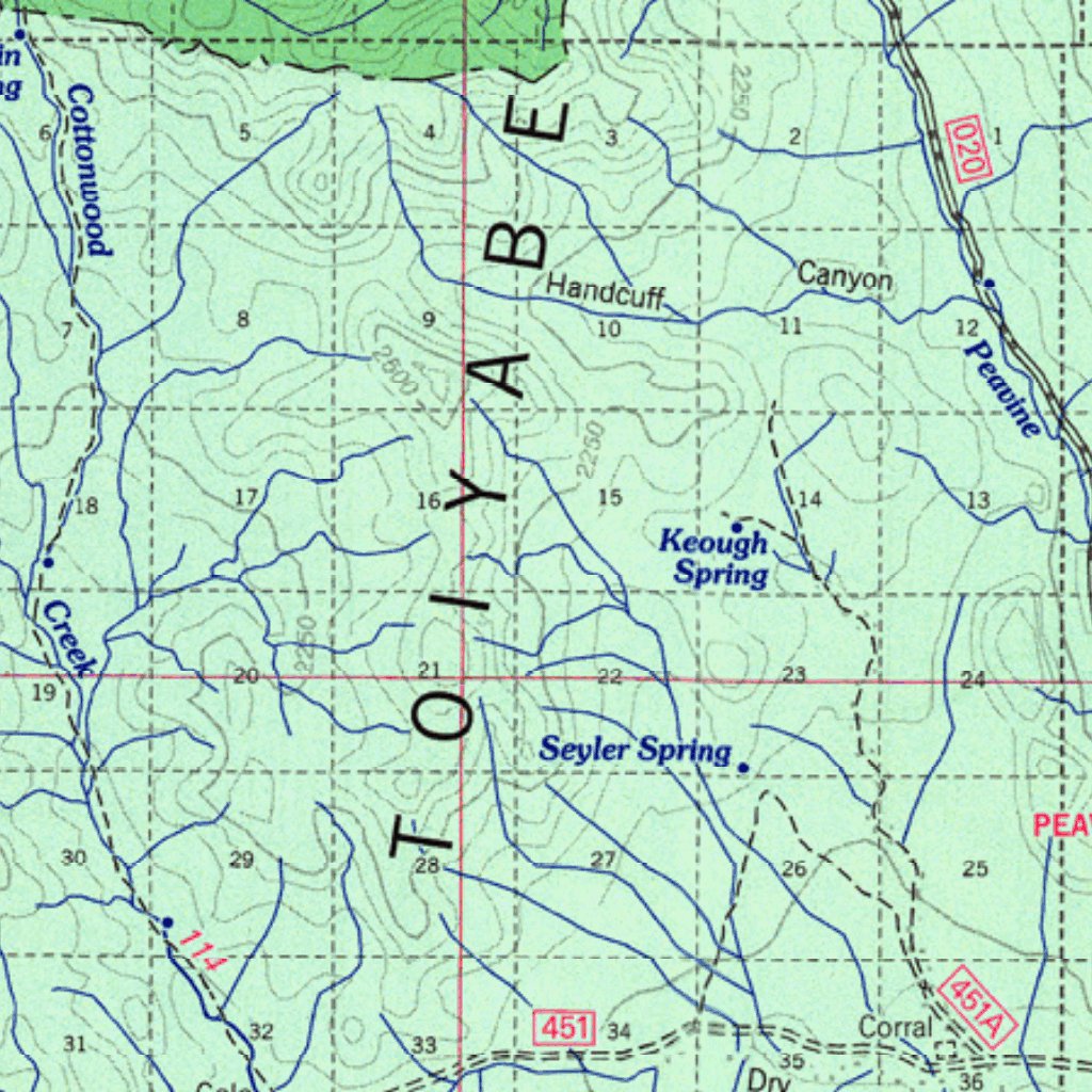 Humboldt-Toiyabe National Forest Tonopah Ranger District West Half 2006 ...