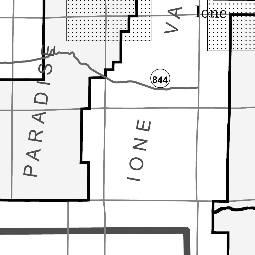 Humboldt-Toiyabe NF Austin and Tonopah Rds Guide Map Motor Vehicle Use ...