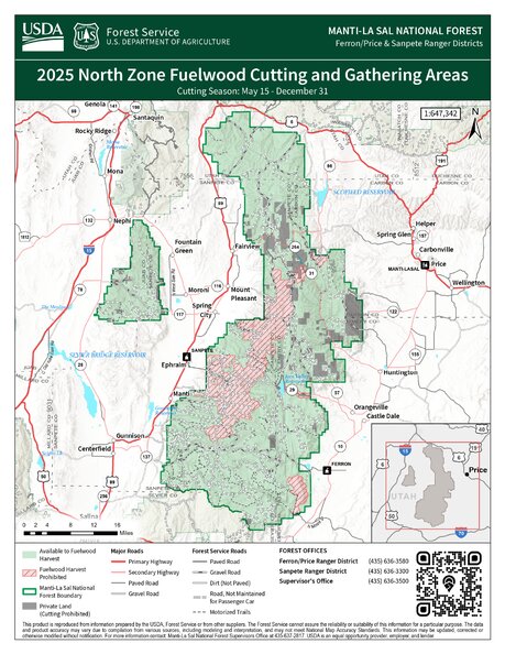 Manti-LaSal National Forest Ferron, Price & Sanpete Ranger Districts ...