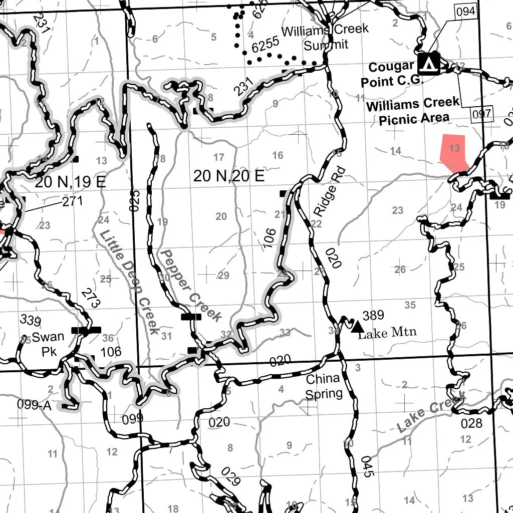 Salmon-Challis National Forest Firewood Map North Zone 2025 by US ...