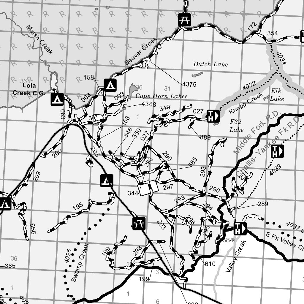 Salmon-Challis NF Lost River Middle Fork Challis-Yankee Fork RD ...