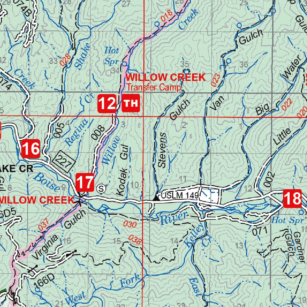 Sawtooth National Forest Ketchum Fairfield South Half 2017 Map by US ...