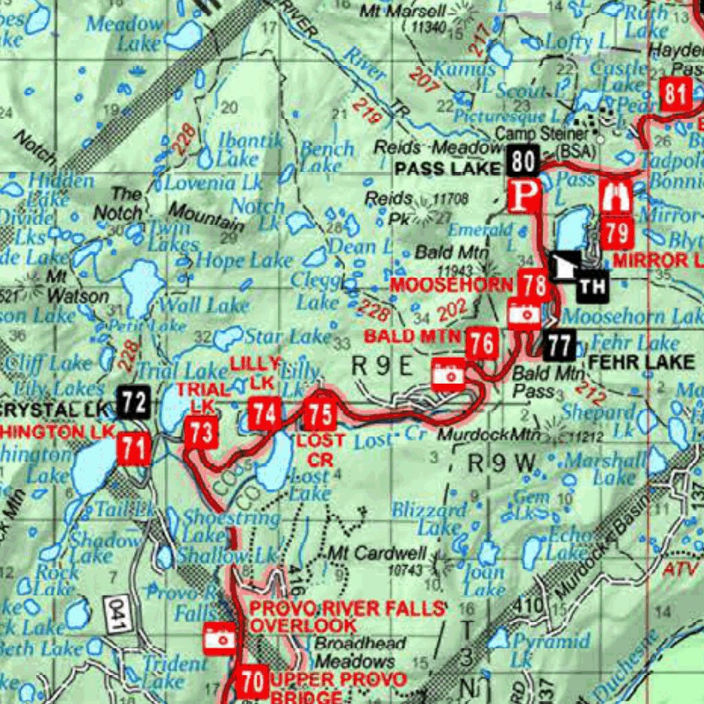 Uinta Wasatch Cache National Forest Kamas Evanston and Mtn View Ranger ...