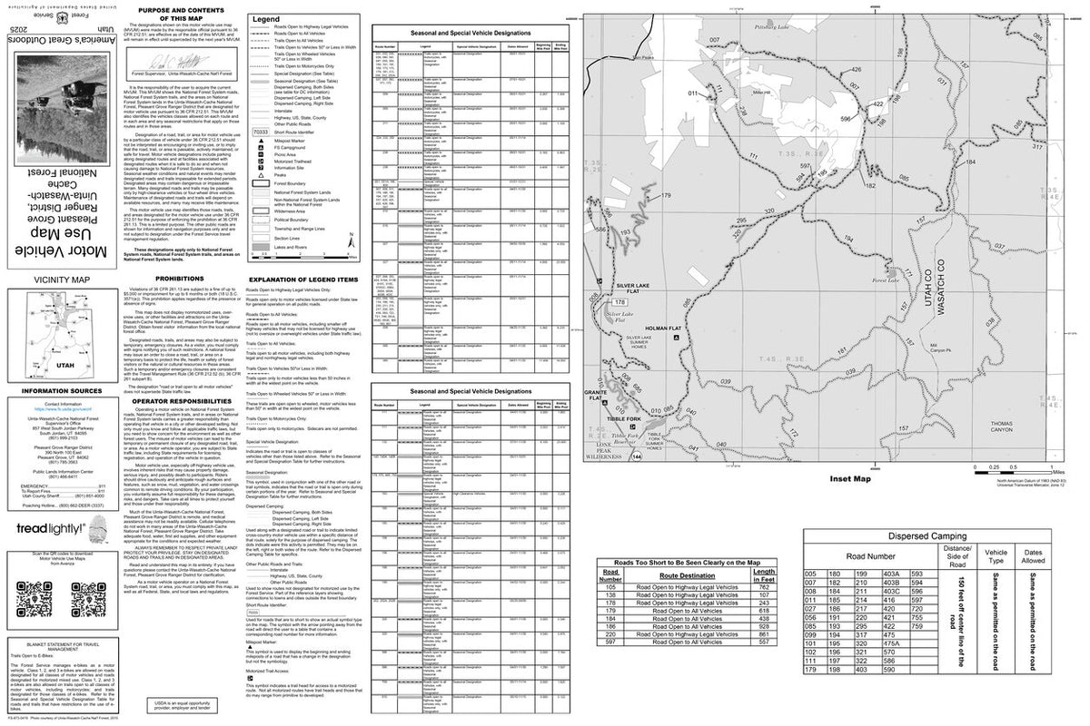 Uinta-Wasatch-Cache National Forest Pleasant Grove Ranger District ...
