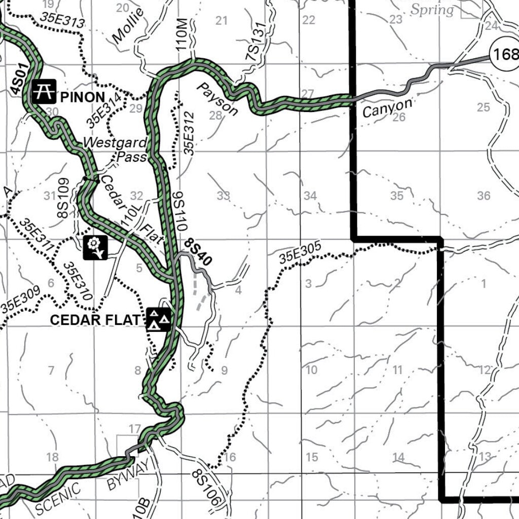 2025 Inyo Fuelwood WHITE MTNS Map by US Forest Service R5 | Avenza Maps