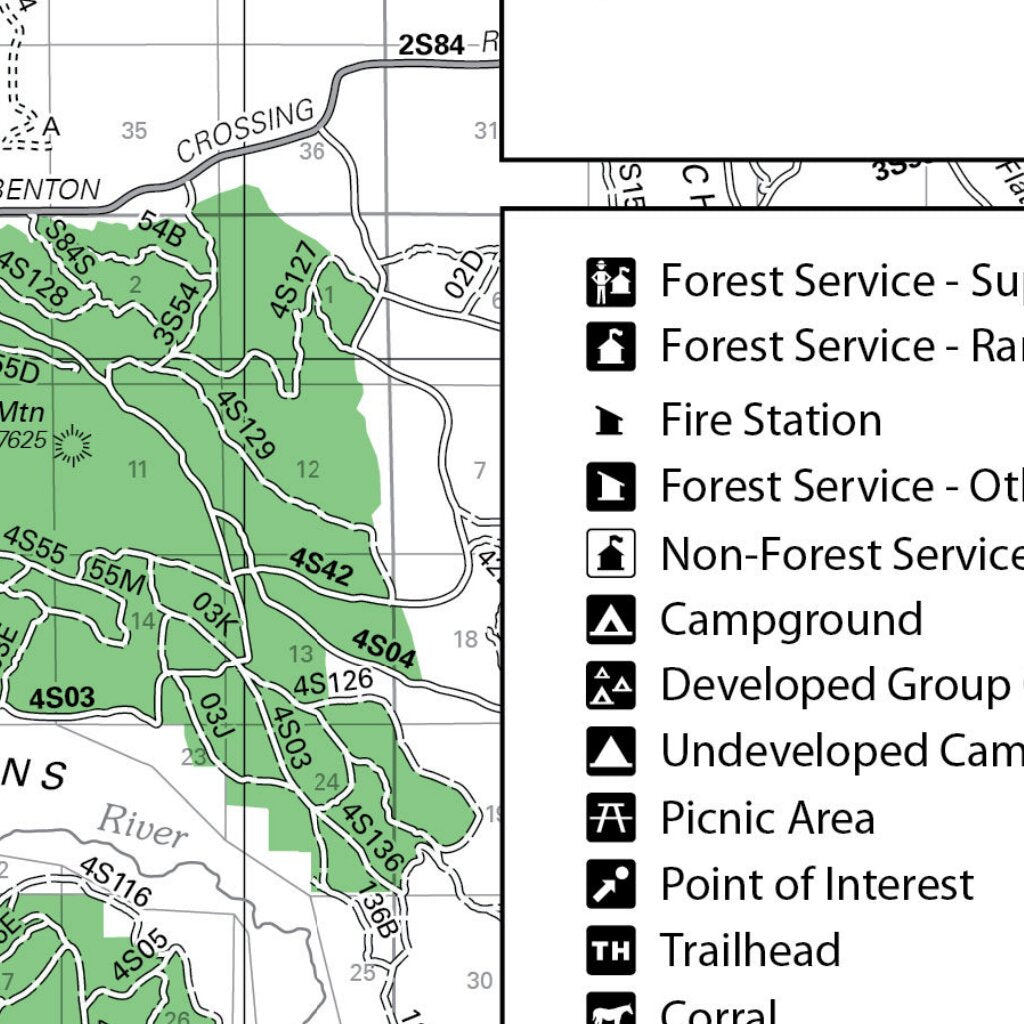 2025 Inyo Fuelwood NORTH Map by US Forest Service R5 | Avenza Maps