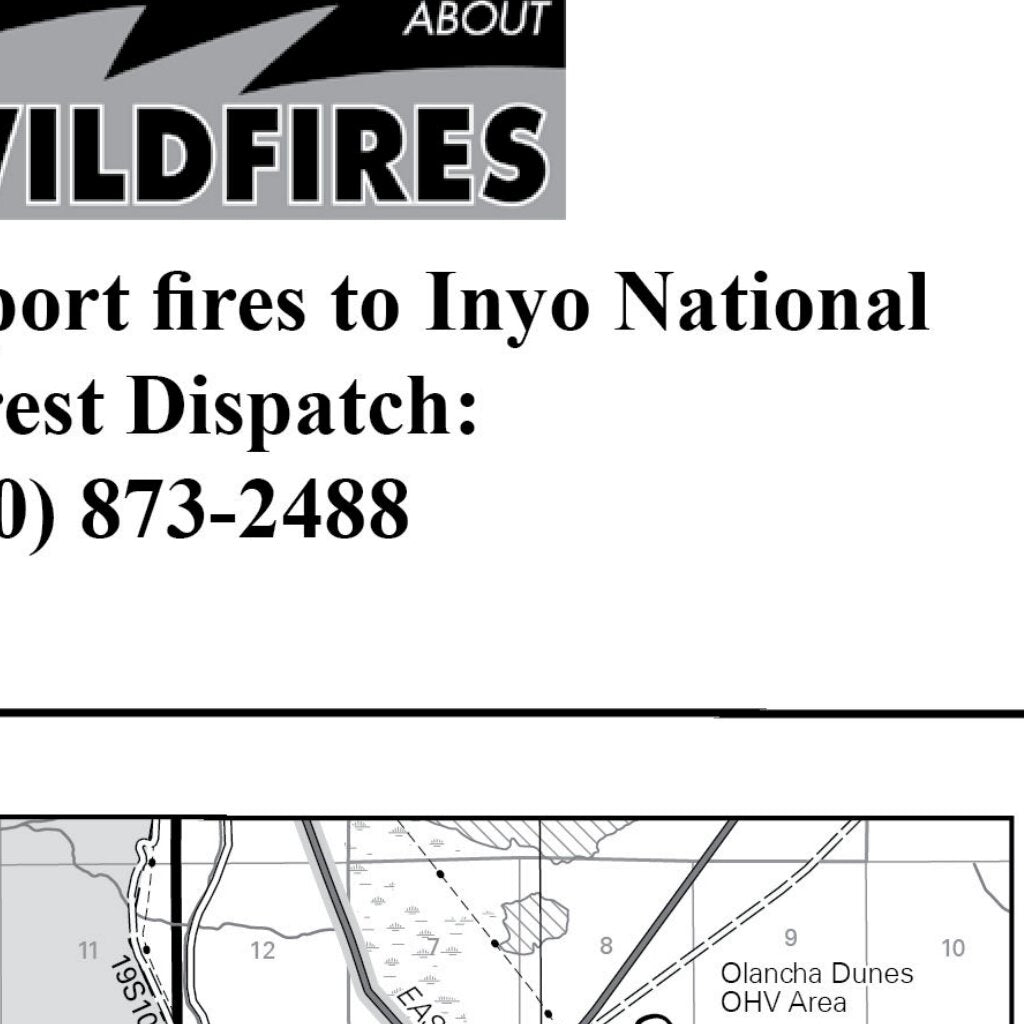 2025 Inyo Fuelwood SOUTH Map by US Forest Service R5 | Avenza Maps