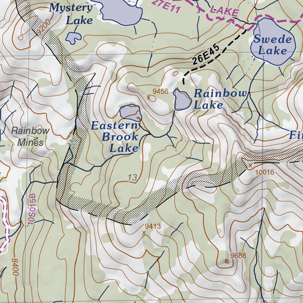 Dinkey Lakes Wilderness Map by US Forest Service R5 | Avenza Maps