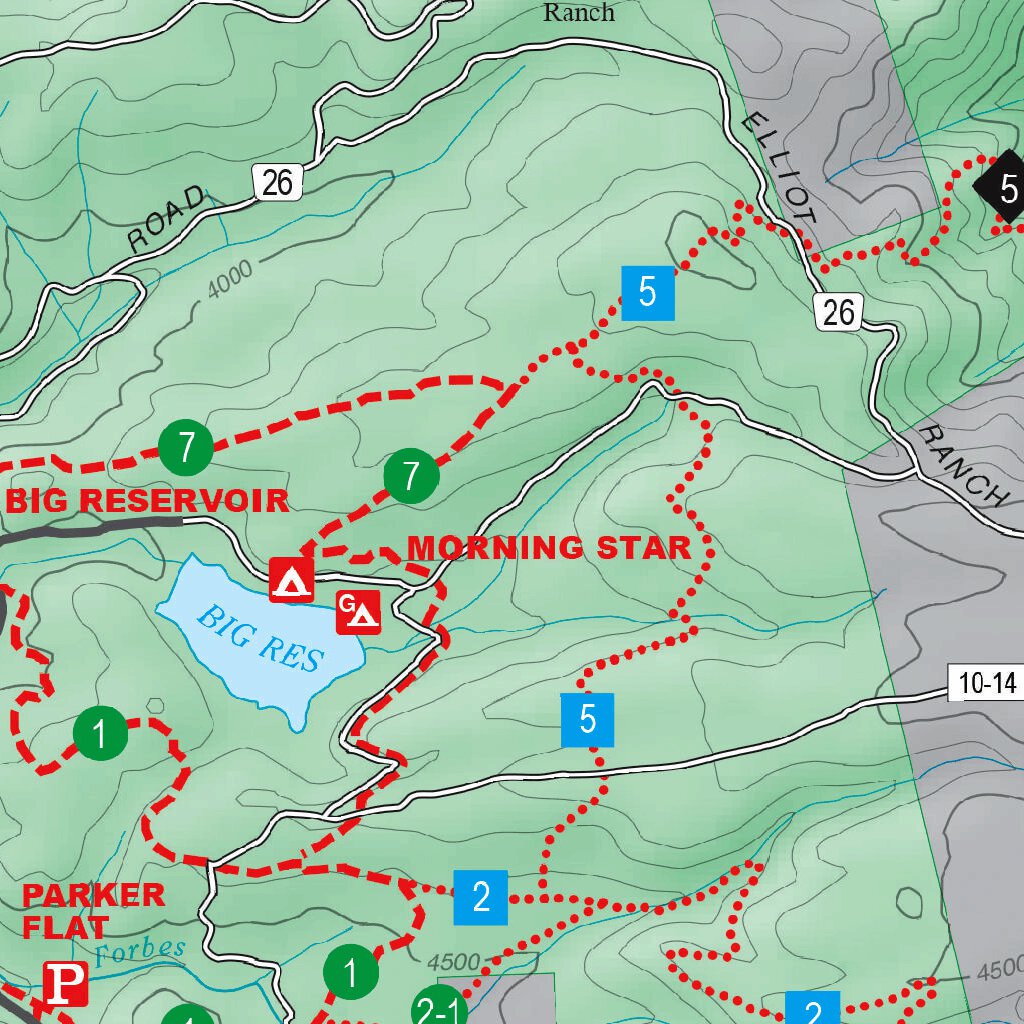Foresthill Off-Highway Vehicle Guide Map by US Forest Service R5 ...