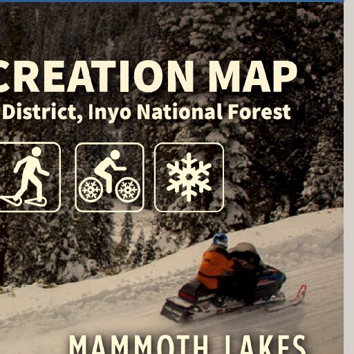 Inyo National Forest Winter Recreation Map (Lee Vining) by US Forest ...