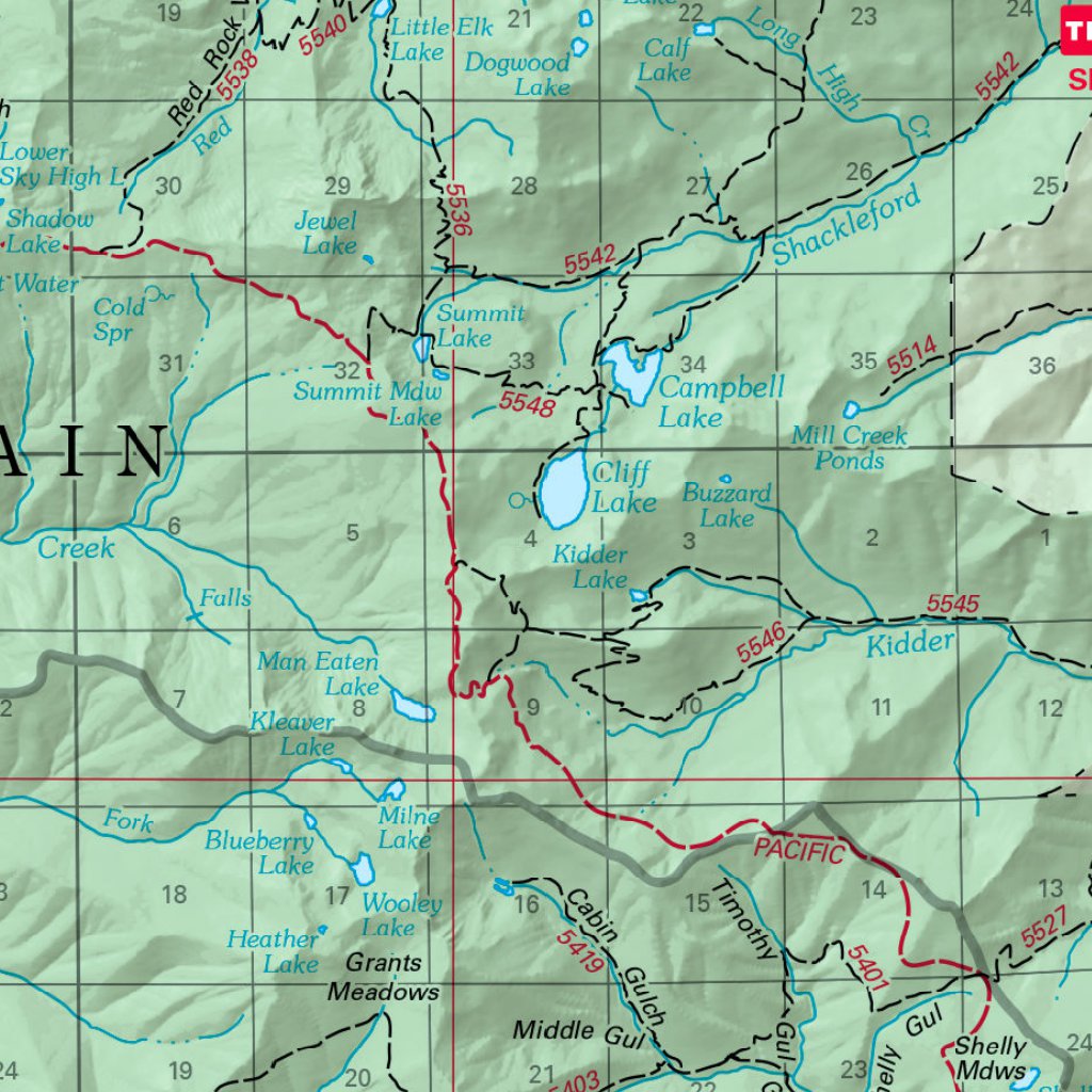 Klamath National Forest Visitor Map (West) by US Forest Service R5 ...