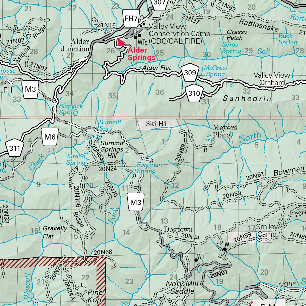 Mendocino National Forest Visitor Map by US Forest Service R5 | Avenza Maps