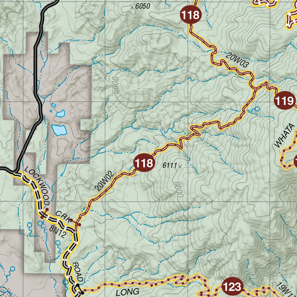 Mount Pinos Motor Vehicle Opportunity Guide (East) Map by US Forest ...