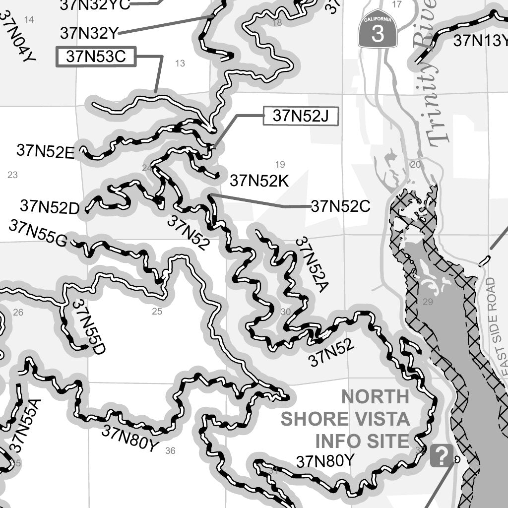 Shasta-Trinity MVUM - Weaverville (north) Map by US Forest Service R5 ...