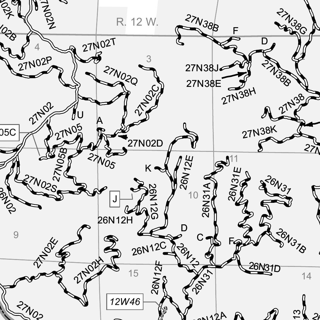 Six Rivers MVUM - Mad River (south) Map by US Forest Service R5 ...