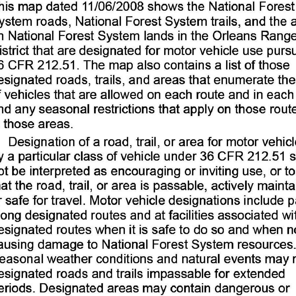 Six Rivers MVUM - Orleans (north) Map by US Forest Service R5 | Avenza Maps