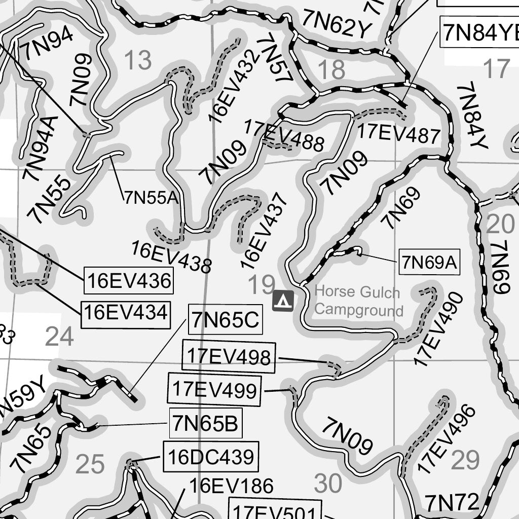 Stanislaus MVUM - Calaveras (northeast) Map by US Forest Service R5 ...