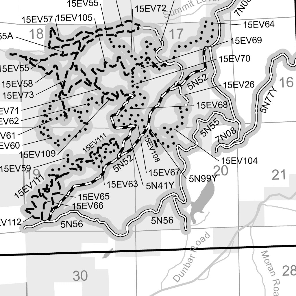 Stanislaus MVUM - Calaveras (southwest) Map by US Forest Service R5 ...