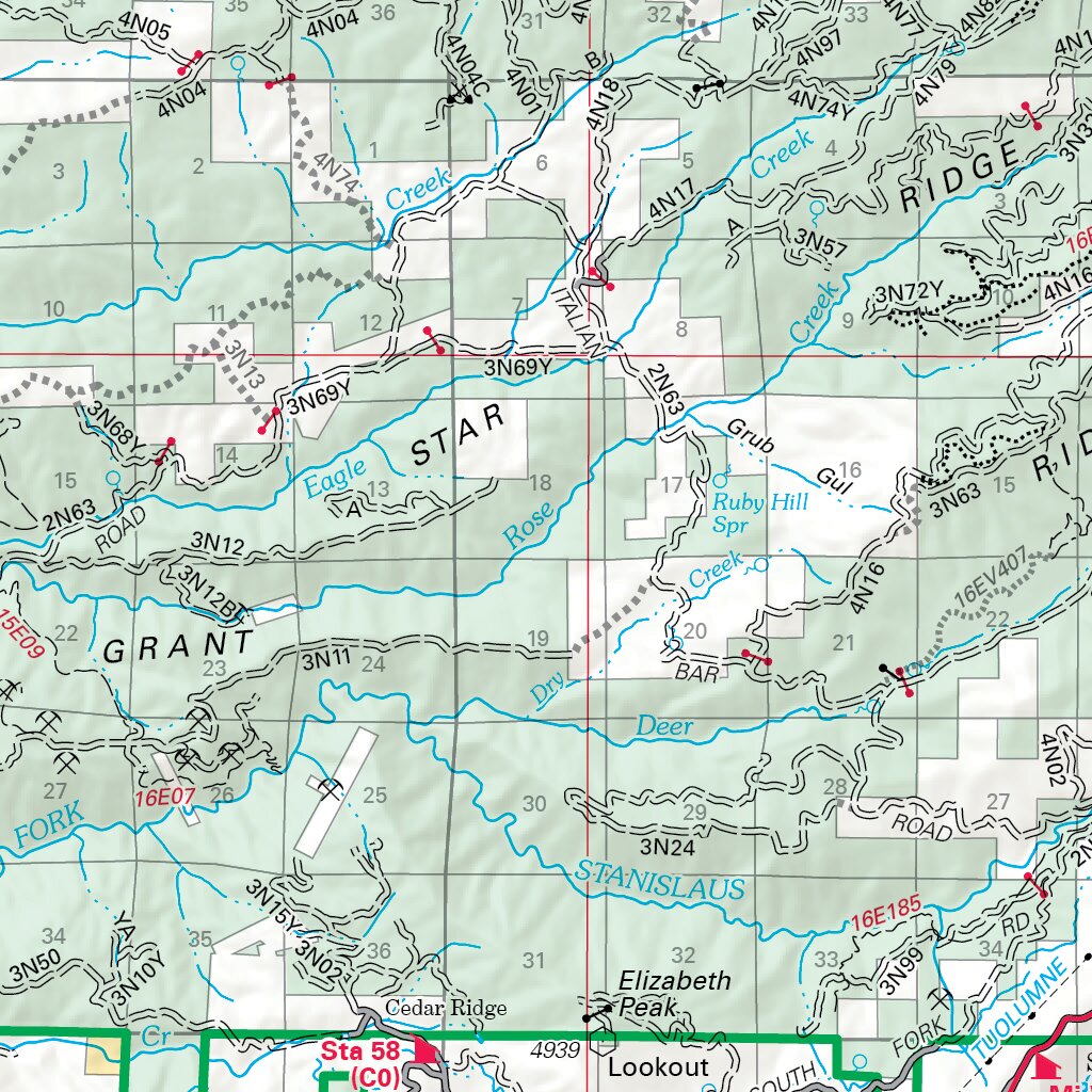 Stanislaus National Forest Visitor Map by US Forest Service R5 | Avenza ...