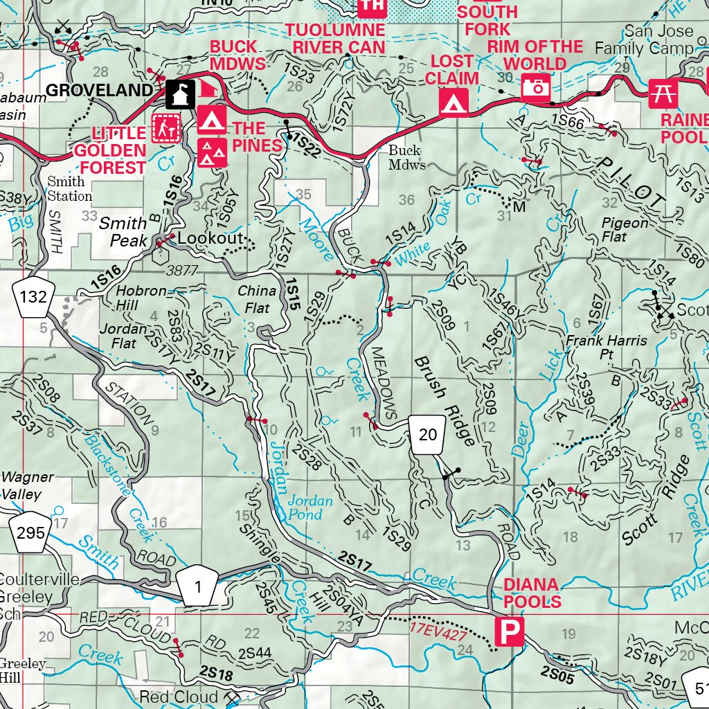 Stanislaus National Forest Visitor Map by US Forest Service R5 | Avenza ...