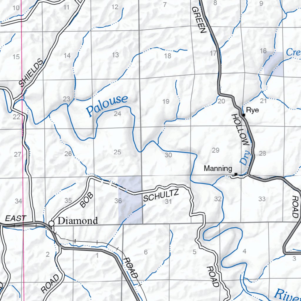 Channeled Scablands Recreation Map South by US Forest Service R6 ...