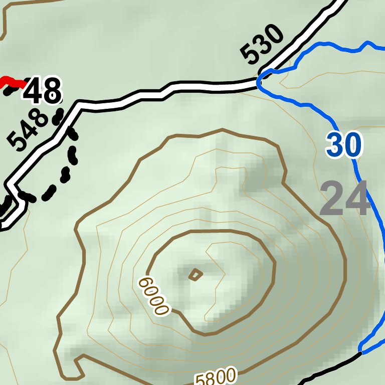 Deschutes National Forest - Rim Butte Jeep Trail Map by US Forest ...