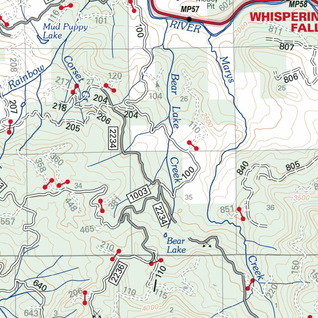 Detroit Ranger District Map by US Forest Service Pacific Northwest ...