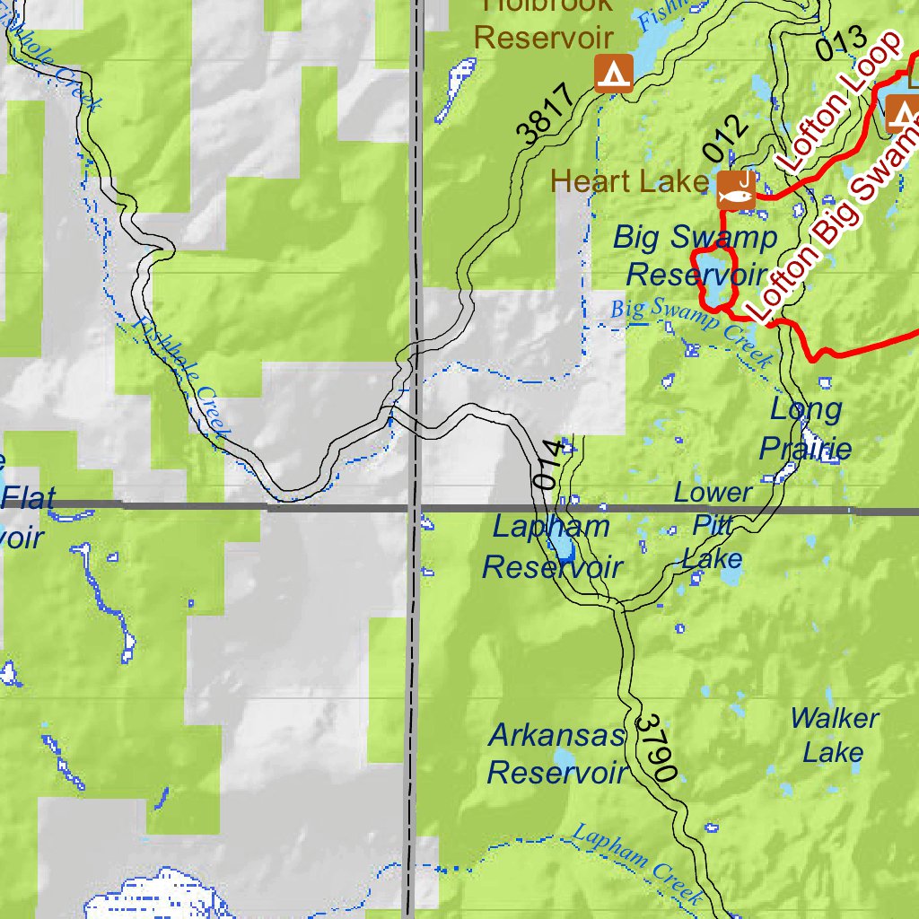 Fremont-Winema NF East - Summer Trails Map by US Forest Service R6 ...