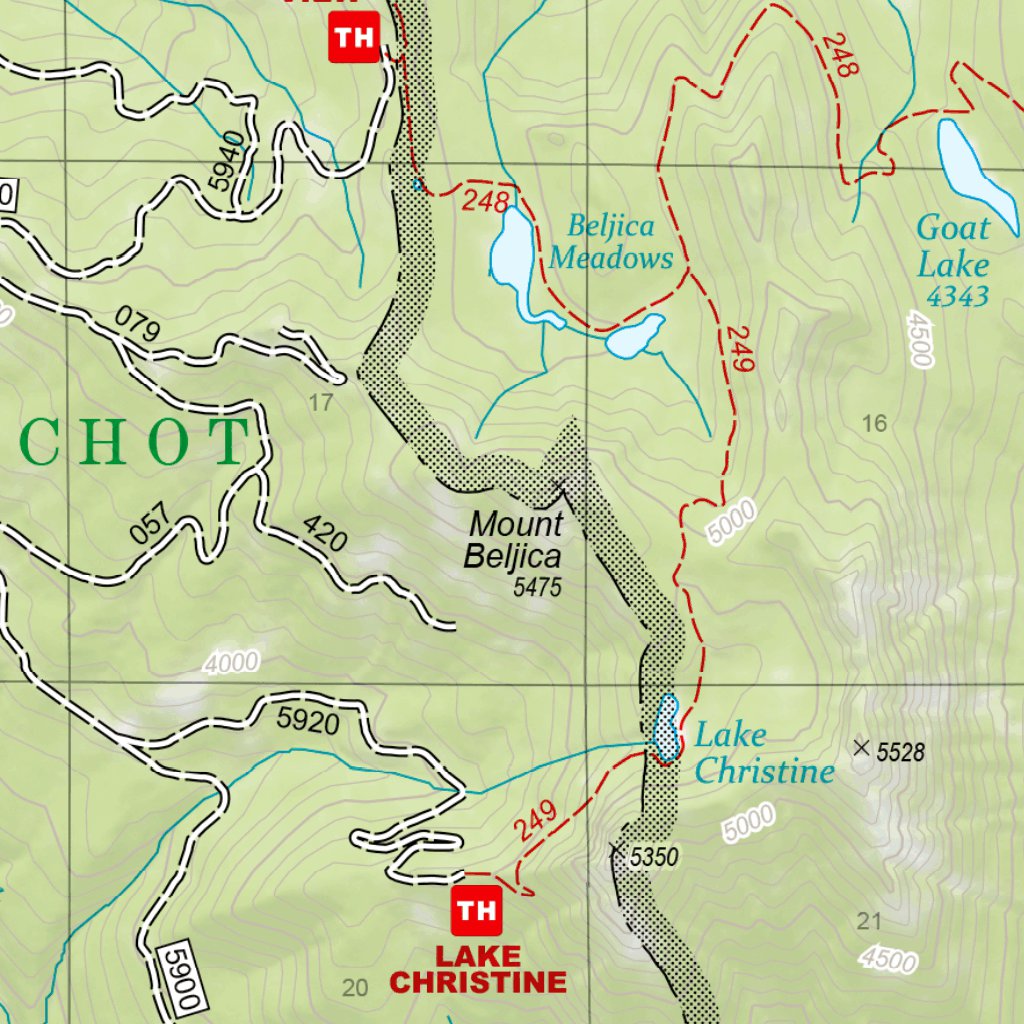 Glacier View Wilderness Map by US Forest Service R6 Pacific Northwest ...