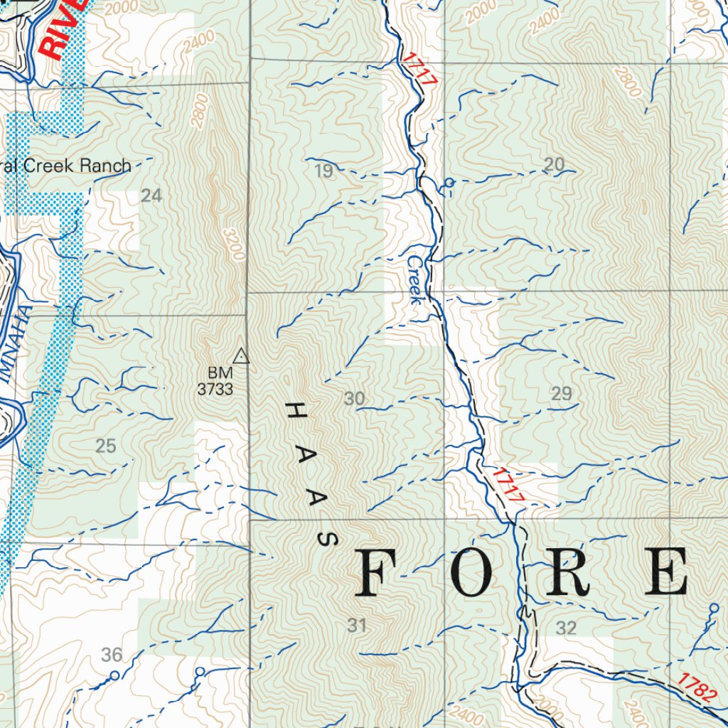 Hells Canyon National Recreation Area Map North by US Forest Service R6 ...