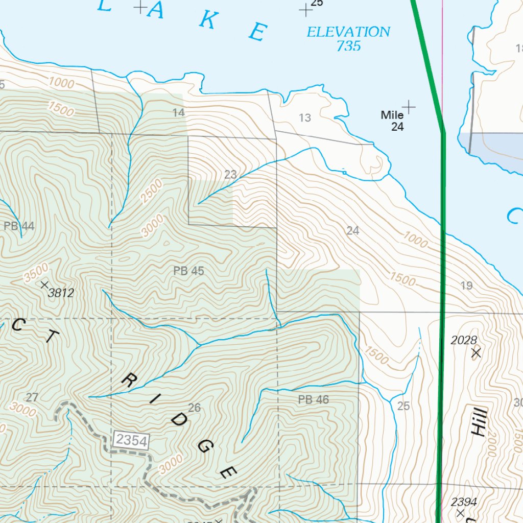 Hood Canal Ranger District Map South by US Forest Service R6 Pacific ...