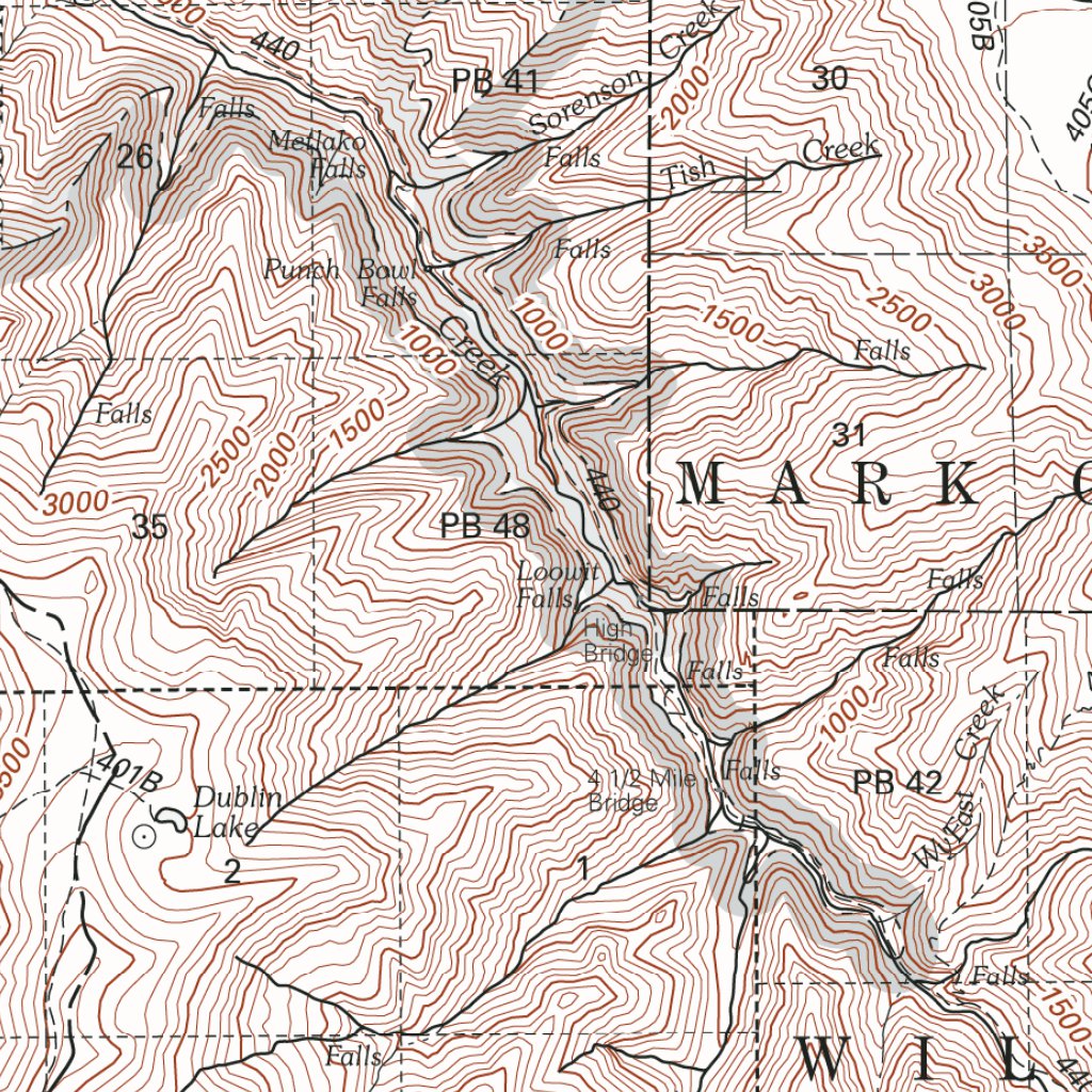 Hood River Ranger District Map by US Forest Service Pacific Northwest ...