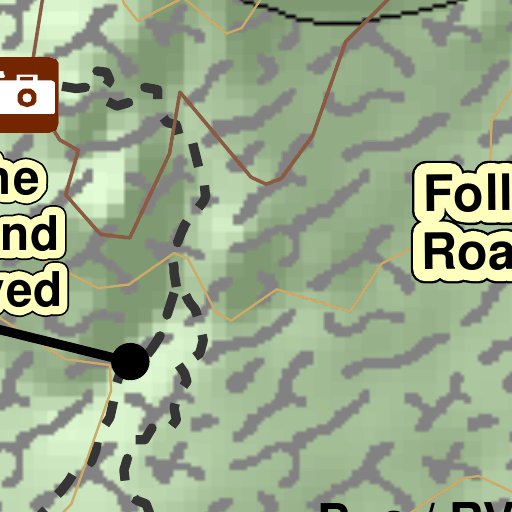 Lava Lands Visitor Center, Deschutes National Forest Map by US Forest ...