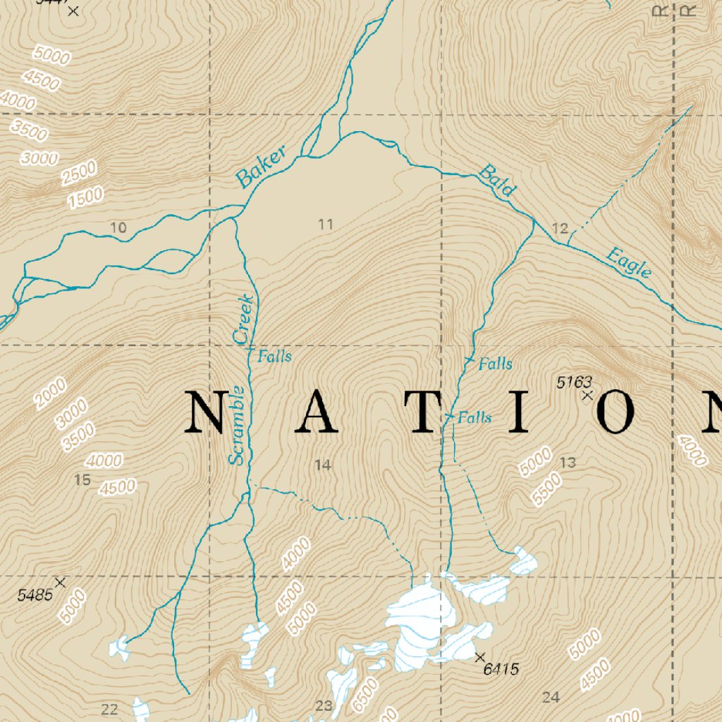 Mount Baker Ranger District Map North by US Forest Service R6 Pacific ...